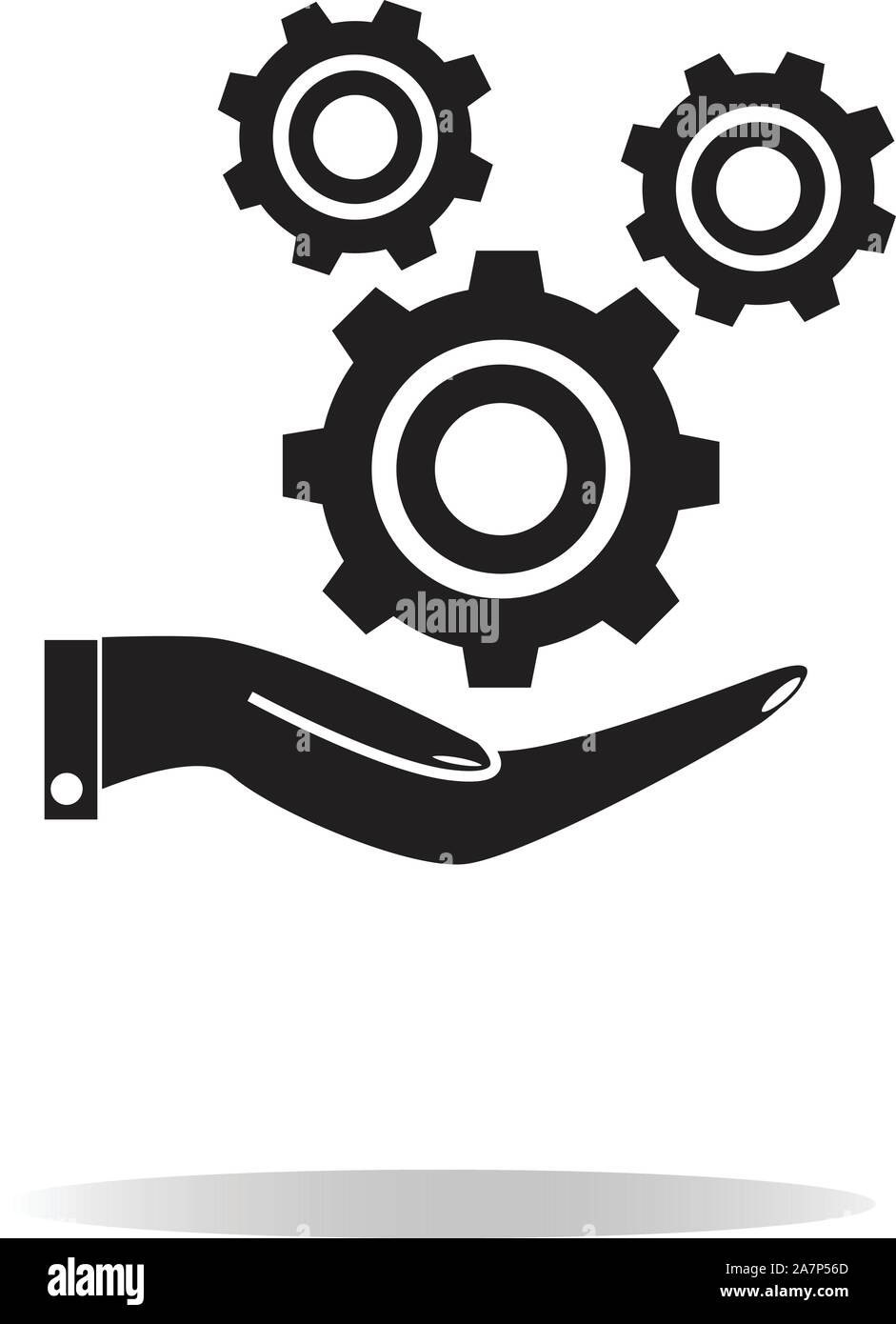 install and support icon on white background. install and support sign ...
