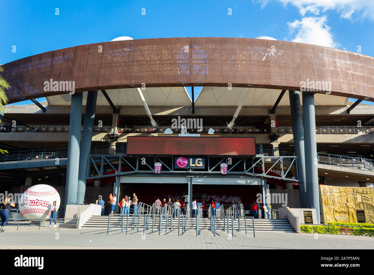 Culiacan, Sinaloa, Mexico - October 20 2019: The baseball stadium of ...