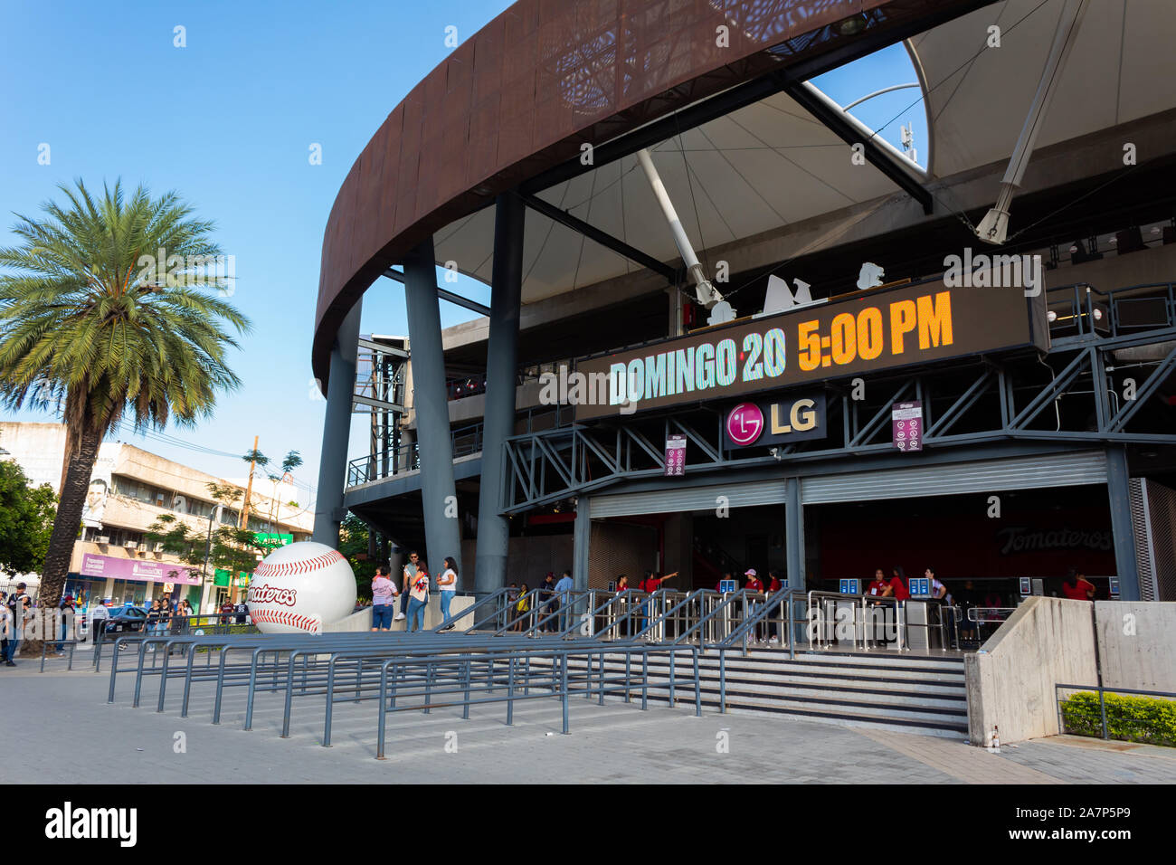 Culiacan, Sinaloa, Mexico - October 20 2019: The baseball stadium of ...