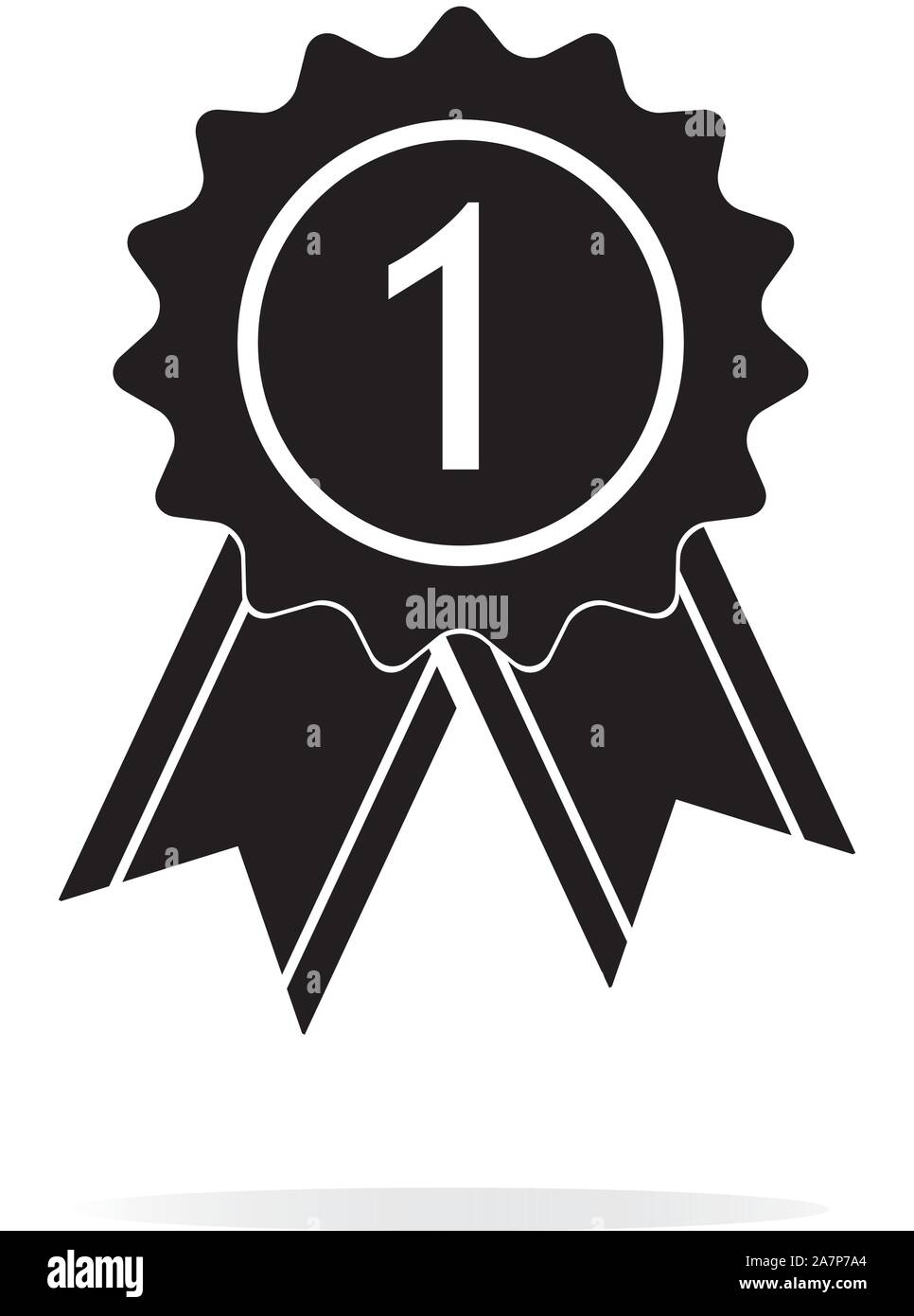 badge icon on white background. flat style. badge icon for your web ...