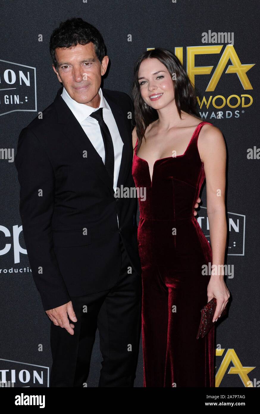 Beverly Hills, CA. 3rd Nov, 2019. Stella Banderas, Antonio Banderas at ...