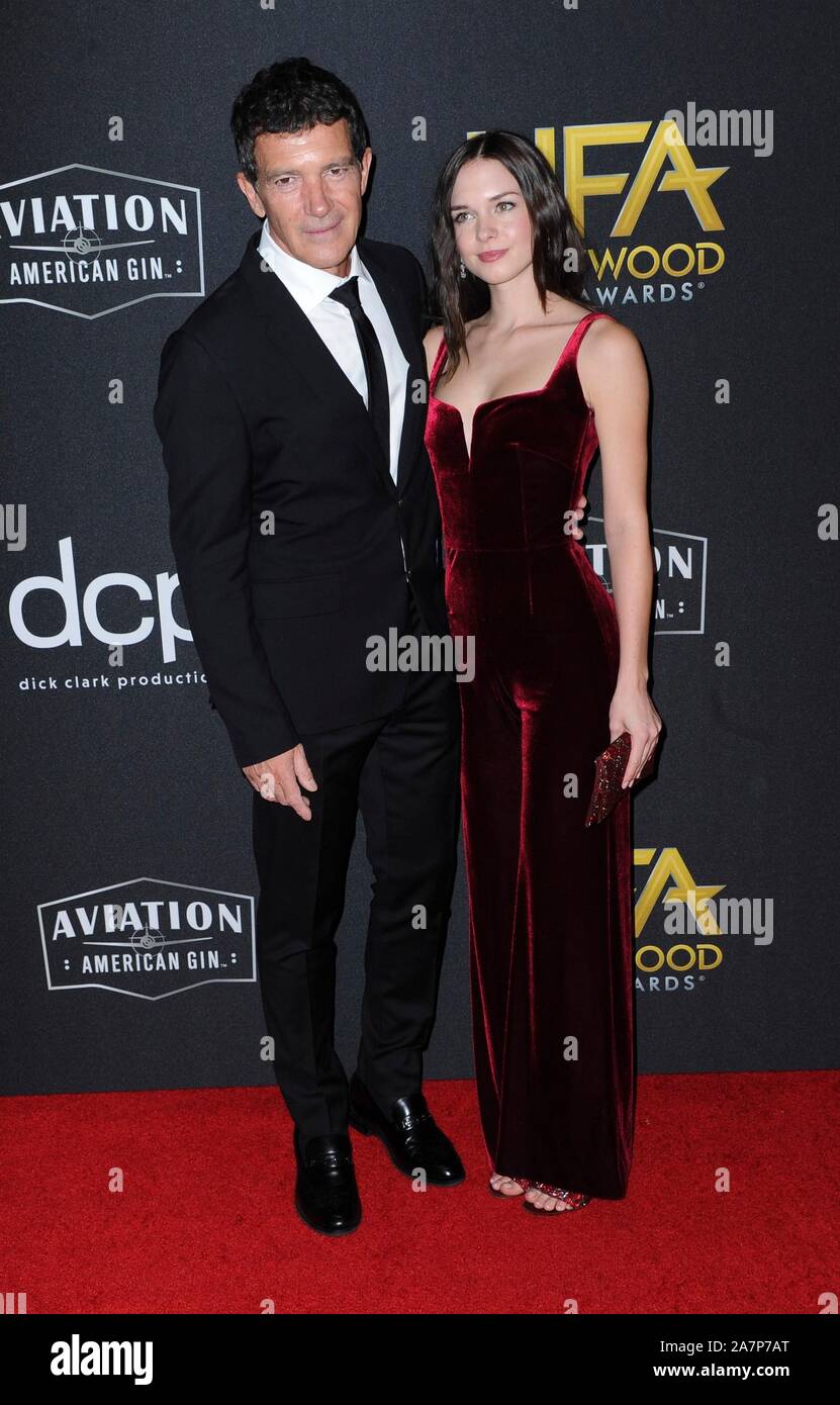 Beverly Hills, CA. 3rd Nov, 2019. Stella Banderas, Antonio Banderas at ...