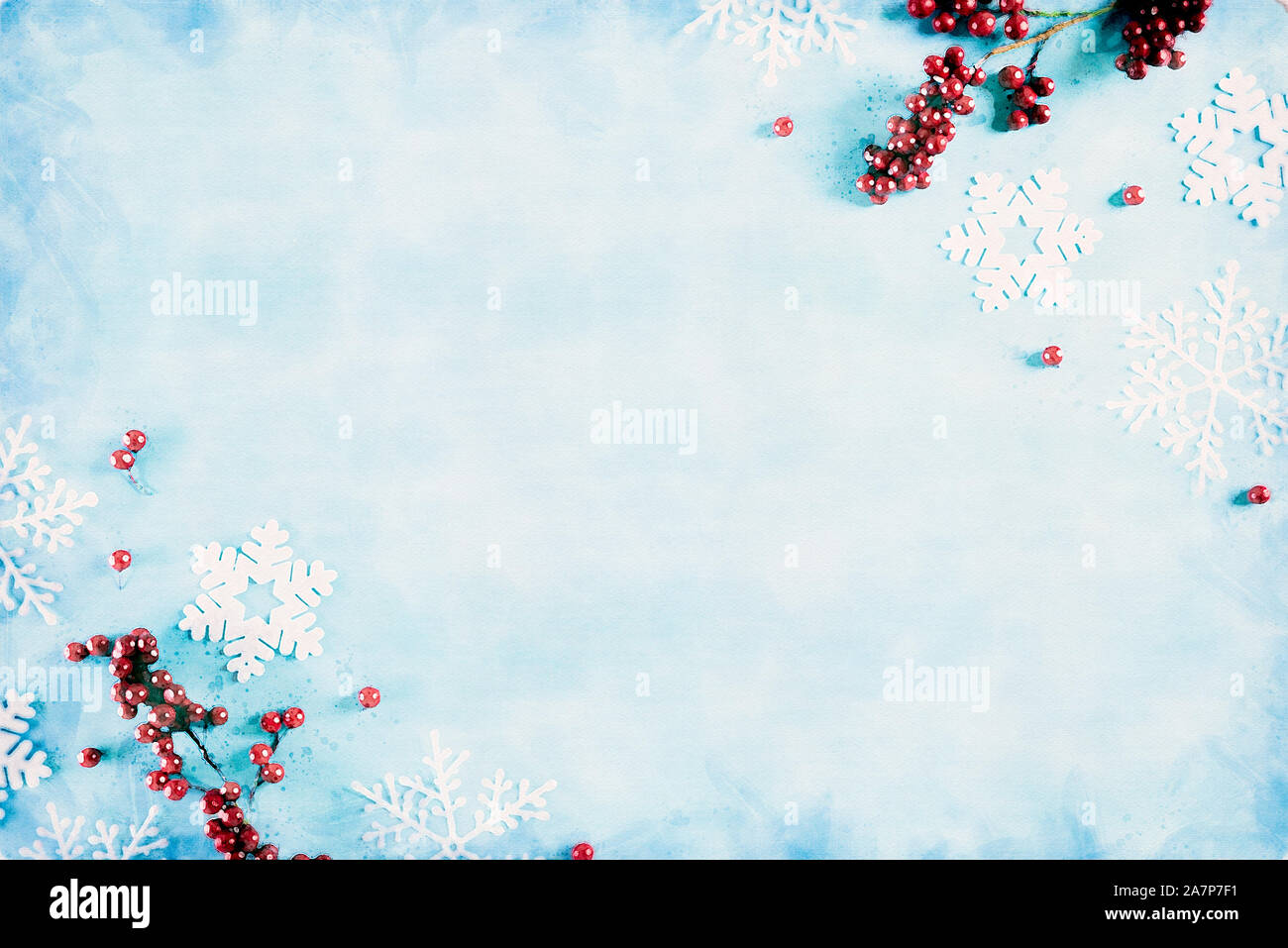 Hand drawn christmas holly hi-res stock photography and images - Alamy