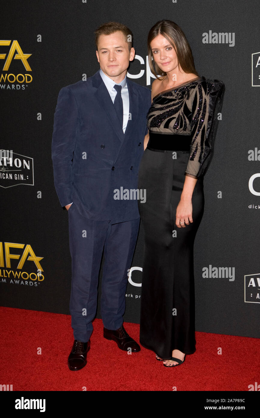 Taron egerton and emily thomas hi-res stock photography and images - Alamy