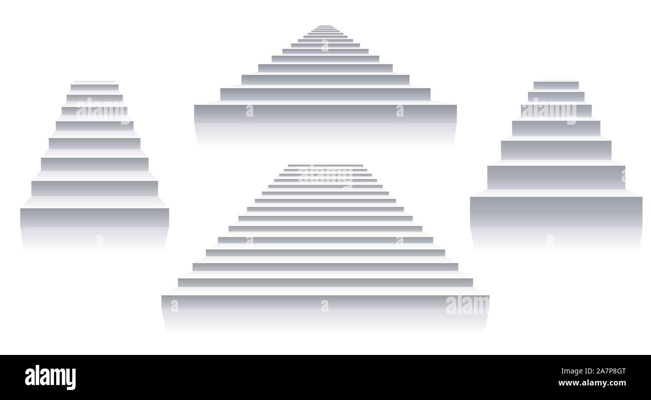 Interior white stairs Stock Vector Image & Art - Alamy