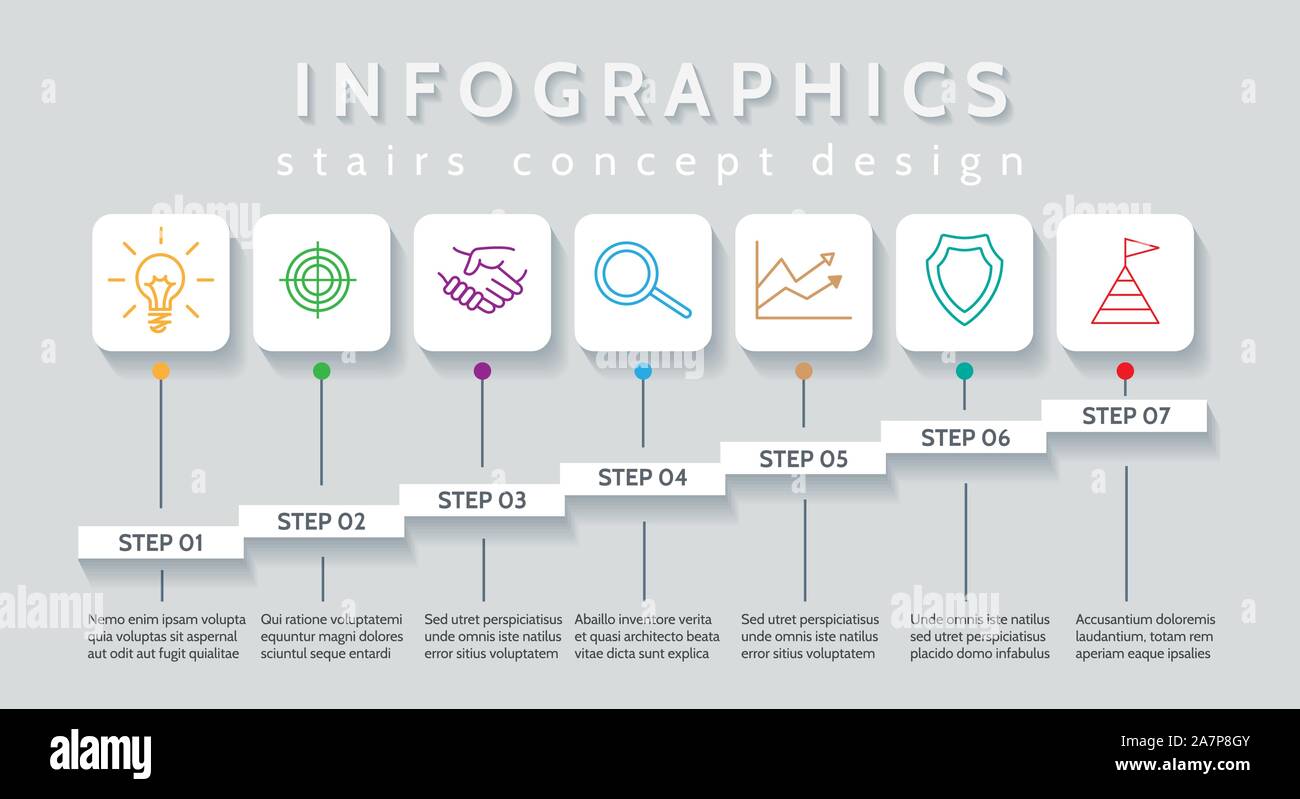 Computer stairs Stock Vector Images - Alamy