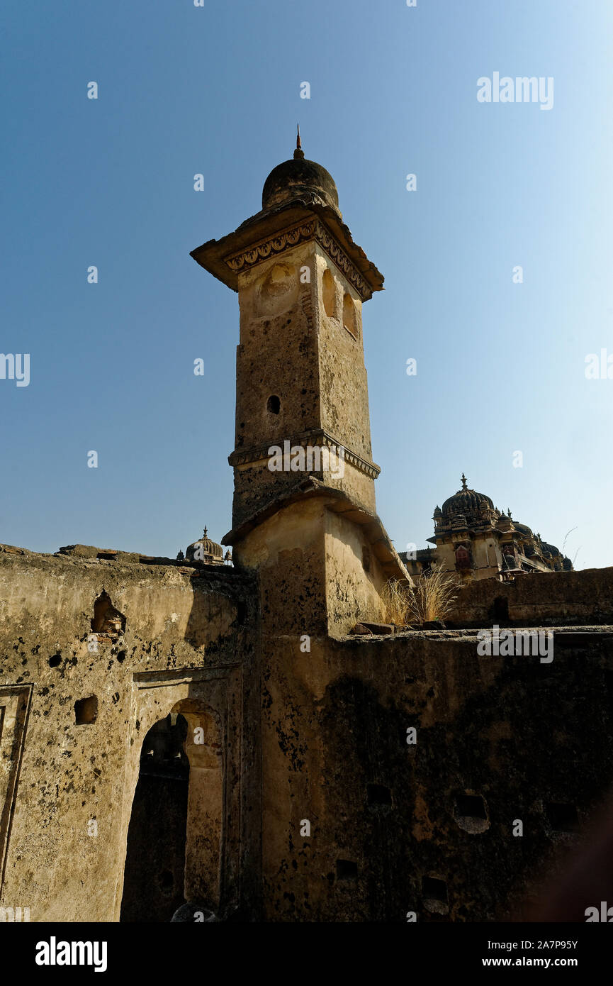 Beautiful towers of a Raja Mahal (King’s Palace Stock Photo - Alamy