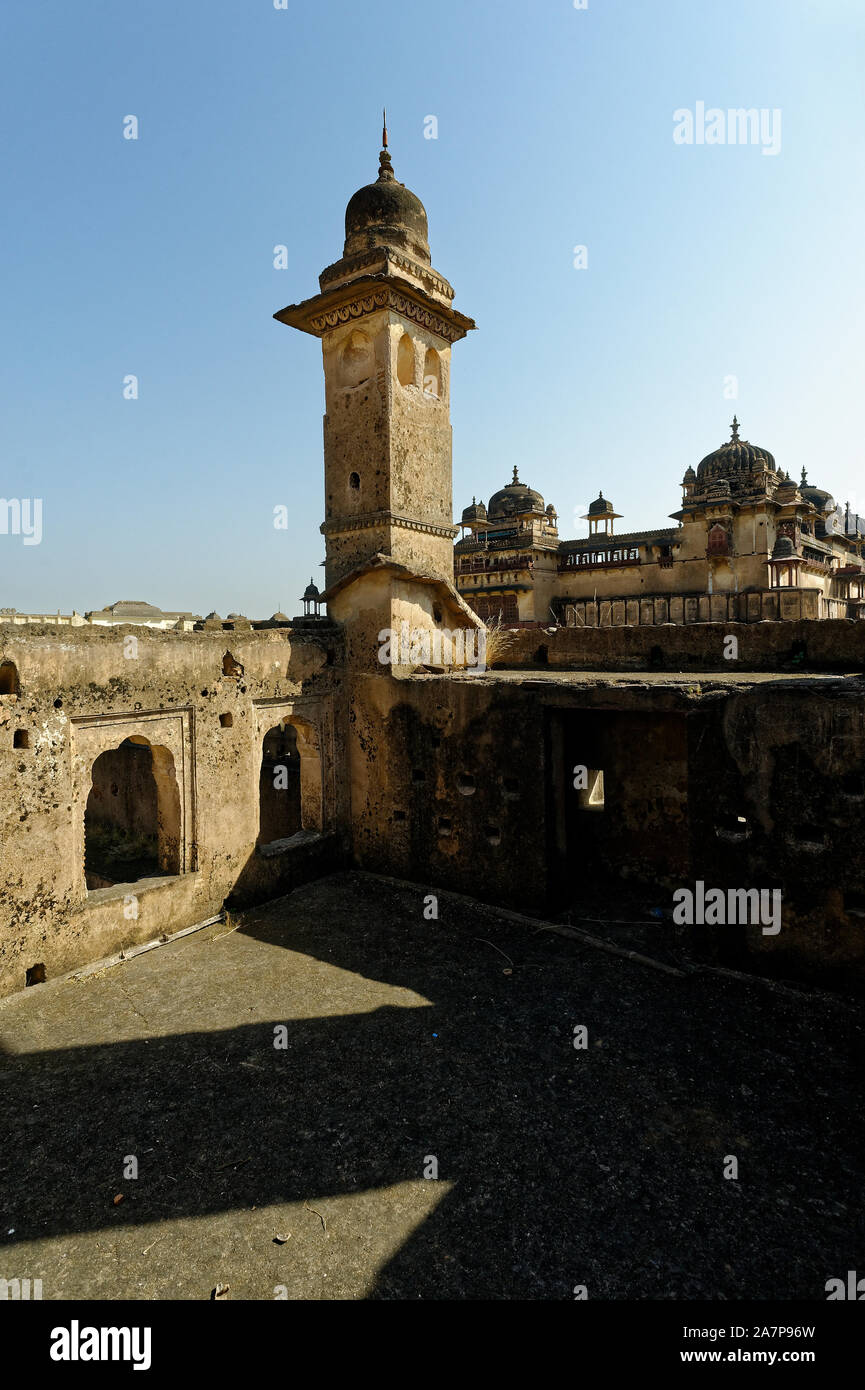 Beautiful towers of a Raja Mahal (King’s Palace Stock Photo - Alamy