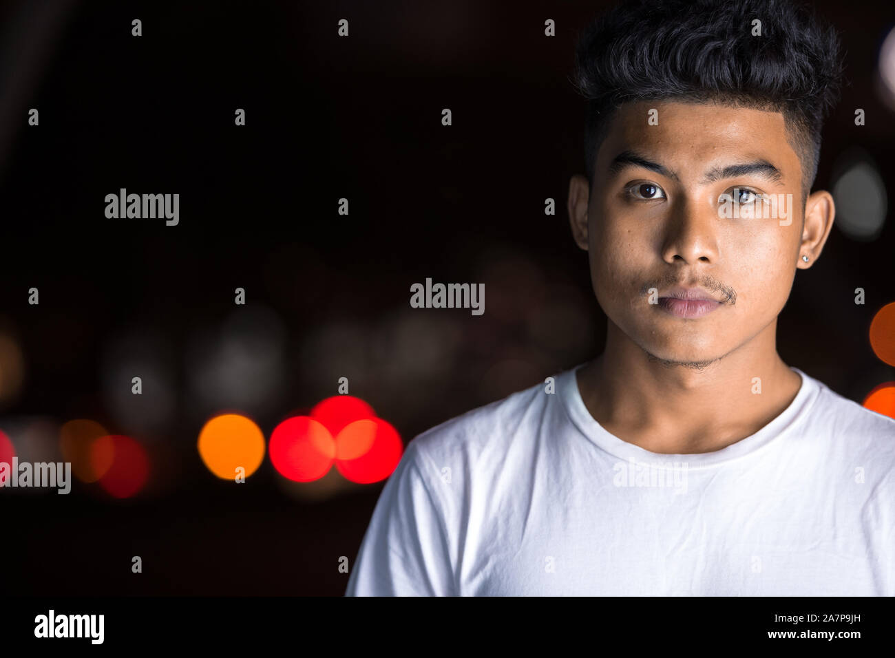 Asian night streets hi-res stock photography and images - Alamy