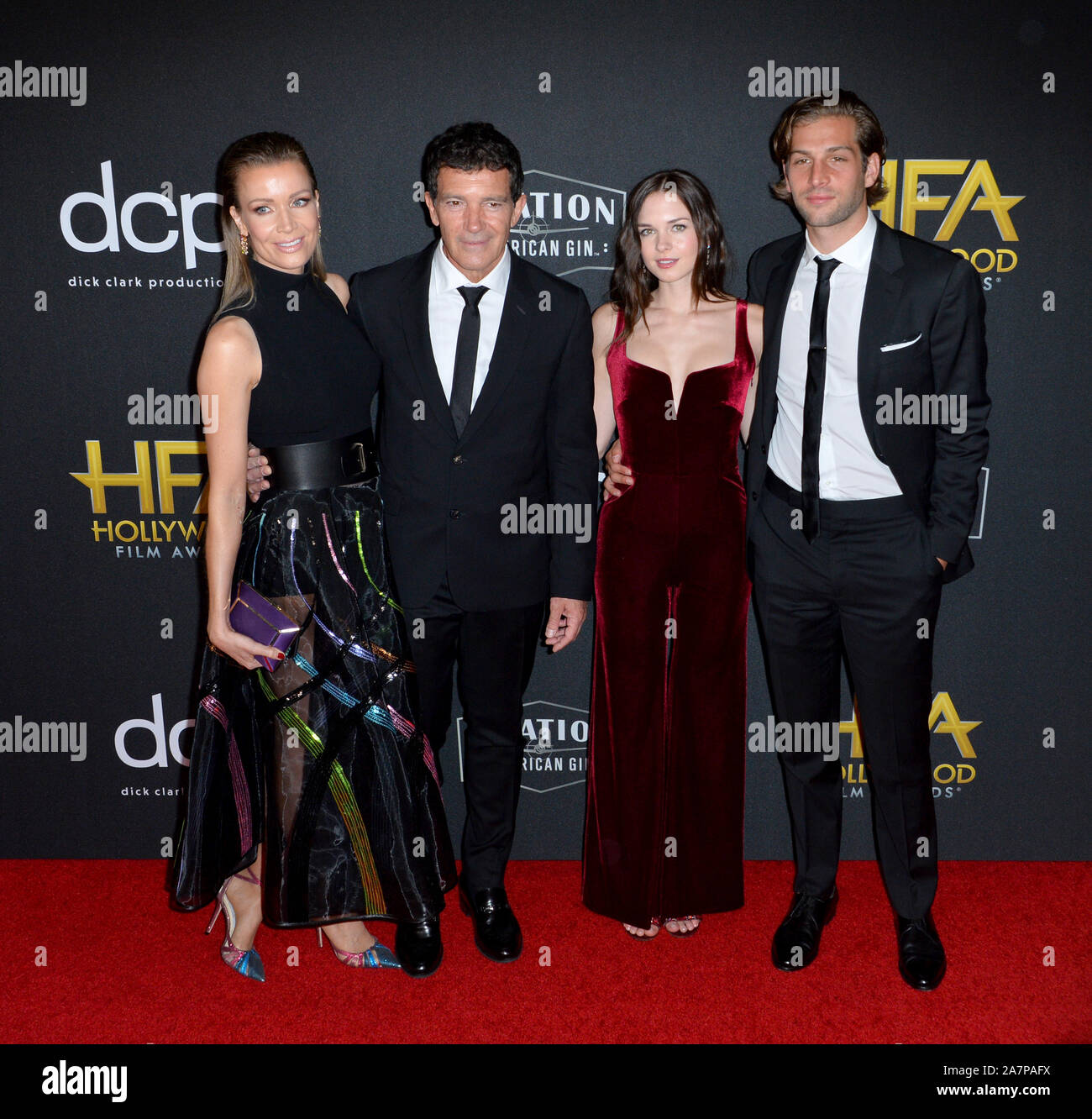 Los Angeles, USA. 03rd Nov, 2019. LOS ANGELES, USA. November 03, 2019: Antonio Banderas, Nicole ...