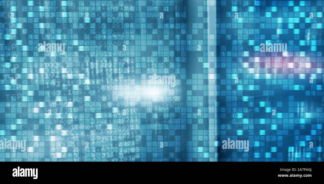 Digital background matrix information technology and internet concept ...