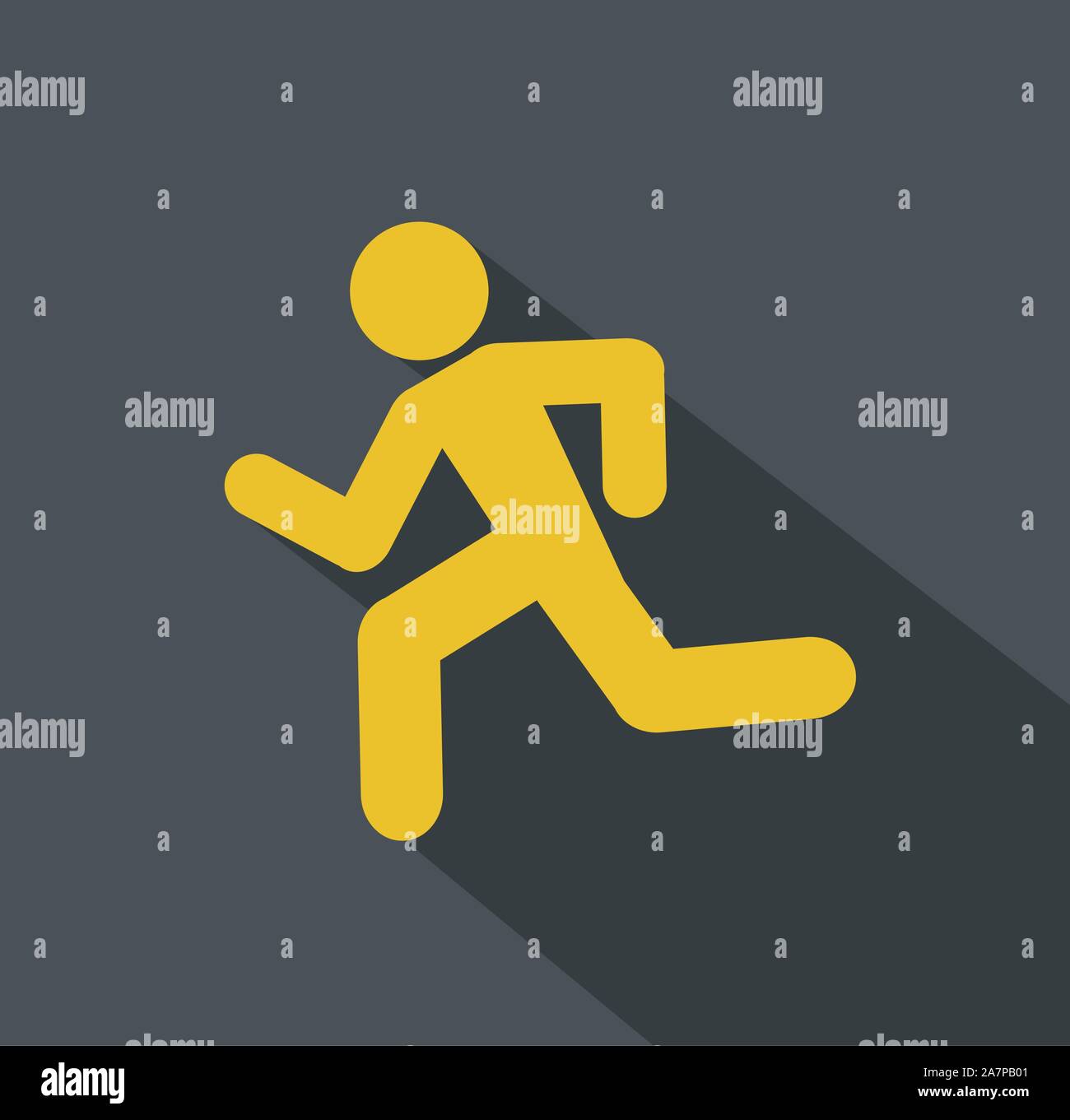 running man icon background Stock Vector Image & Art - Alamy