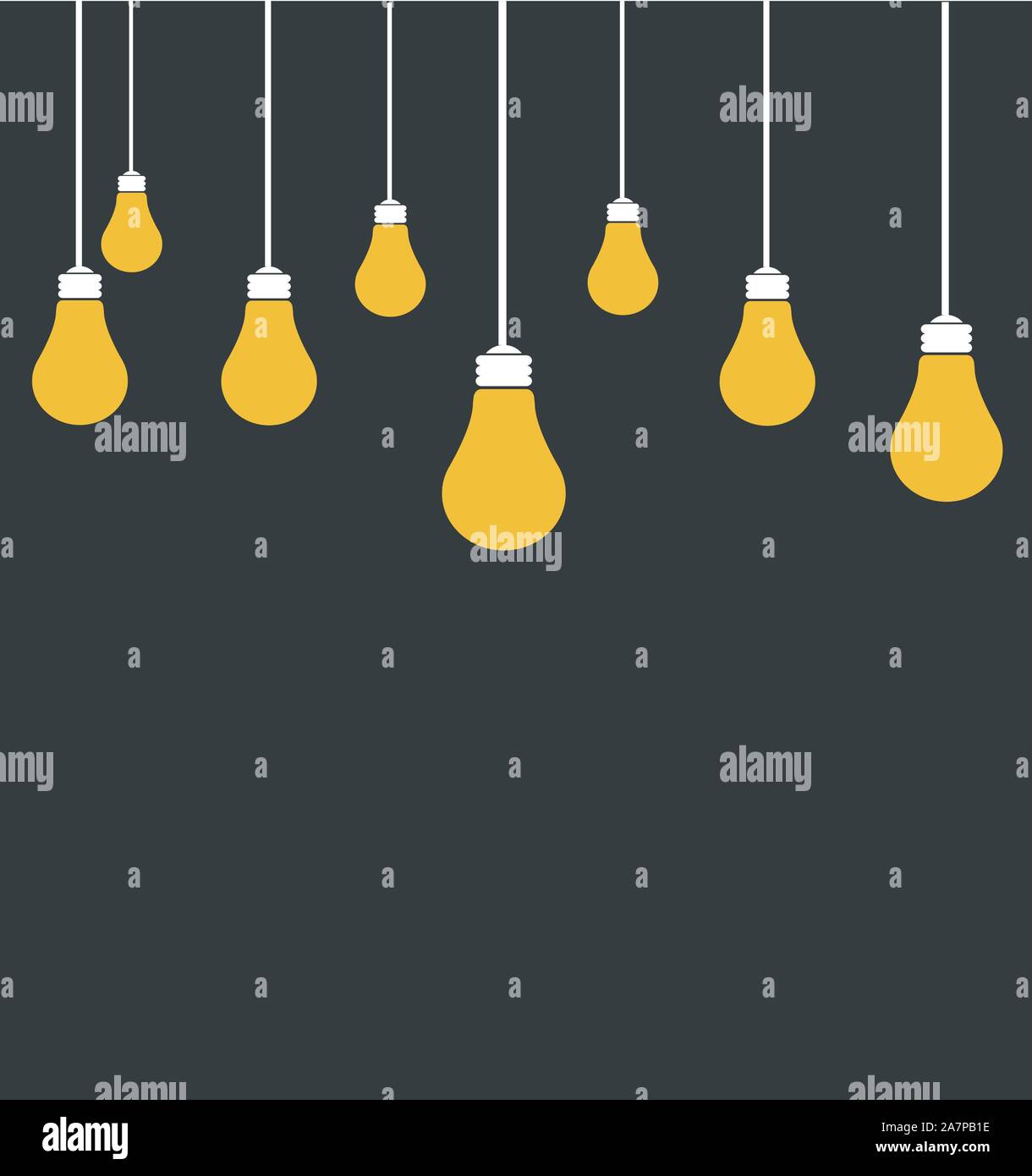 Light bulbs vector illustration Stock Vector Image & Art - Alamy