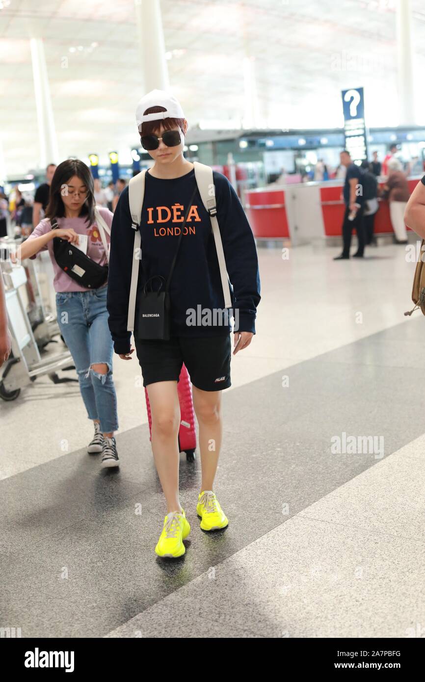 Chinese singer and actress Chris Lee or Li Yuchun arrives at the ...