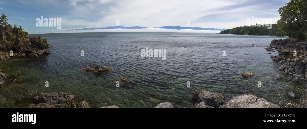 Strait of juan de fuca victoria british columbia bc hi-res stock ...
