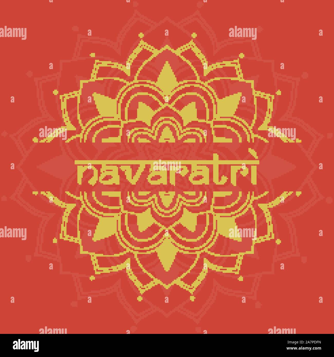 Poster design for Navaratri festival illustration Stock Vector Image ...