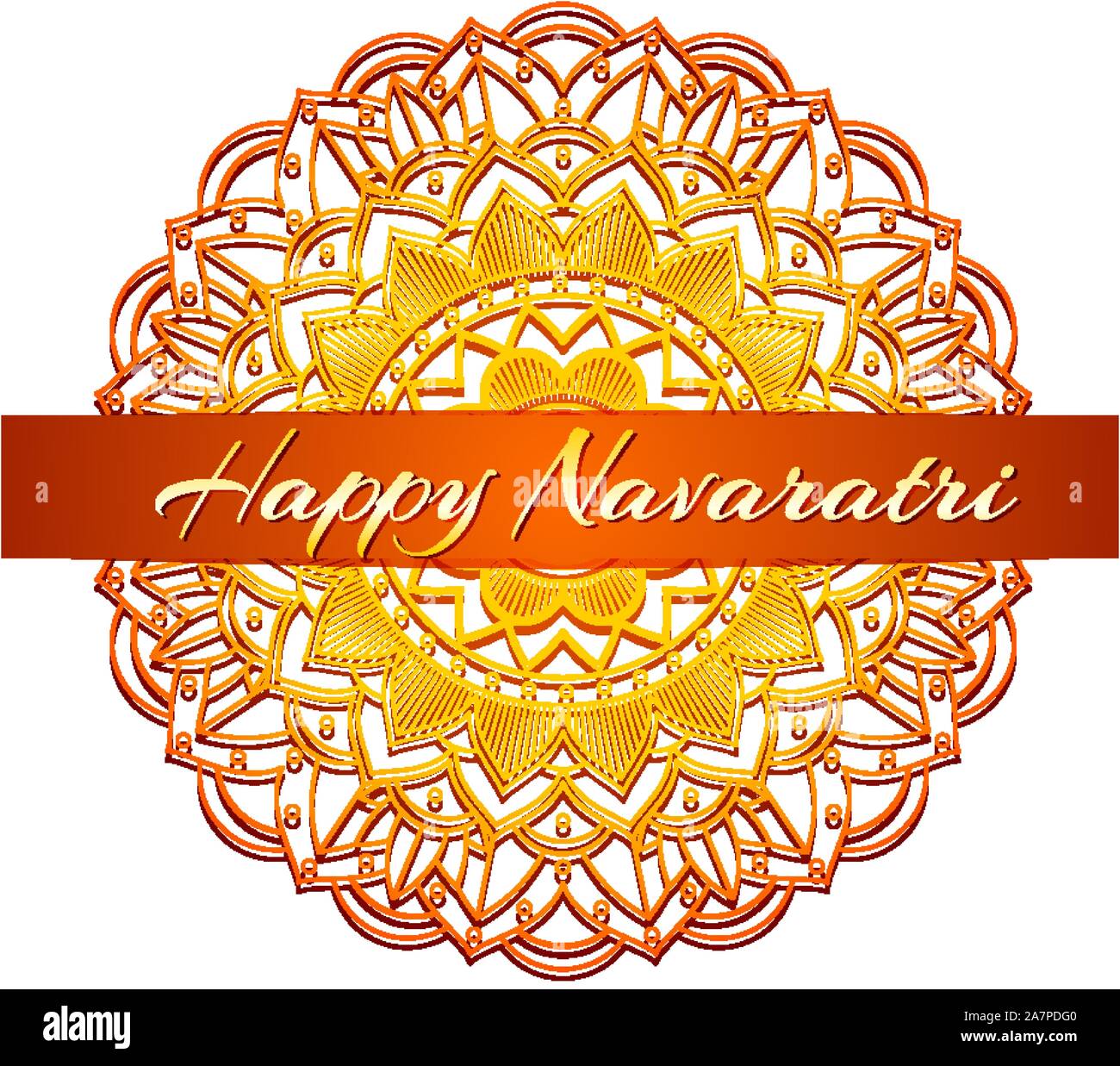 Poster design for Happy Navaratri festival illustration Stock Vector ...