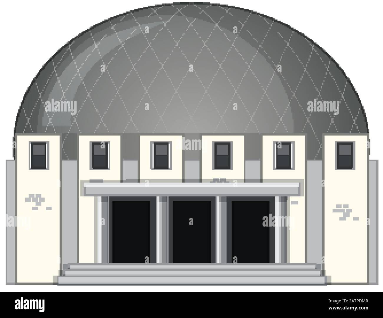 Round office building Cut Out Stock Images & Pictures - Alamy