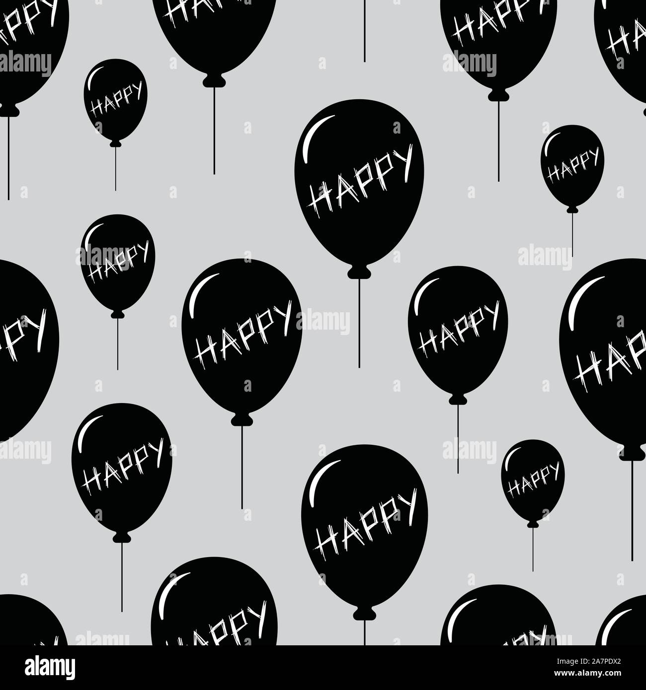 Happy balloons and sad balloon Stock Vector Images - Alamy