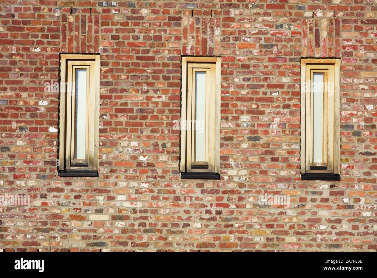 three narrow windows Stock Photo - Alamy