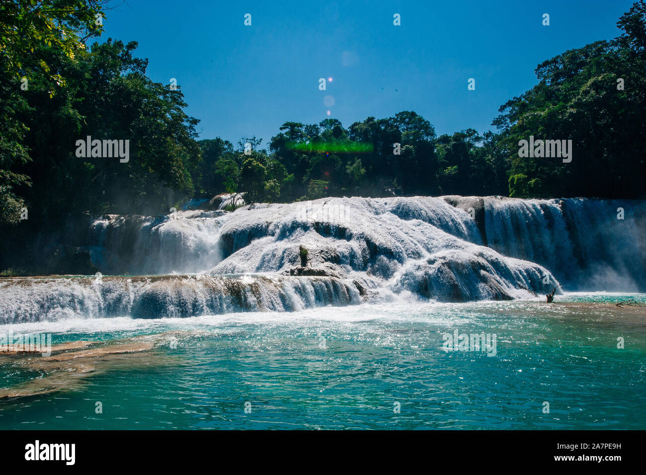 Agua Azul Chiapas Explora Las Majestuosas Cascadas De Agua Azul En