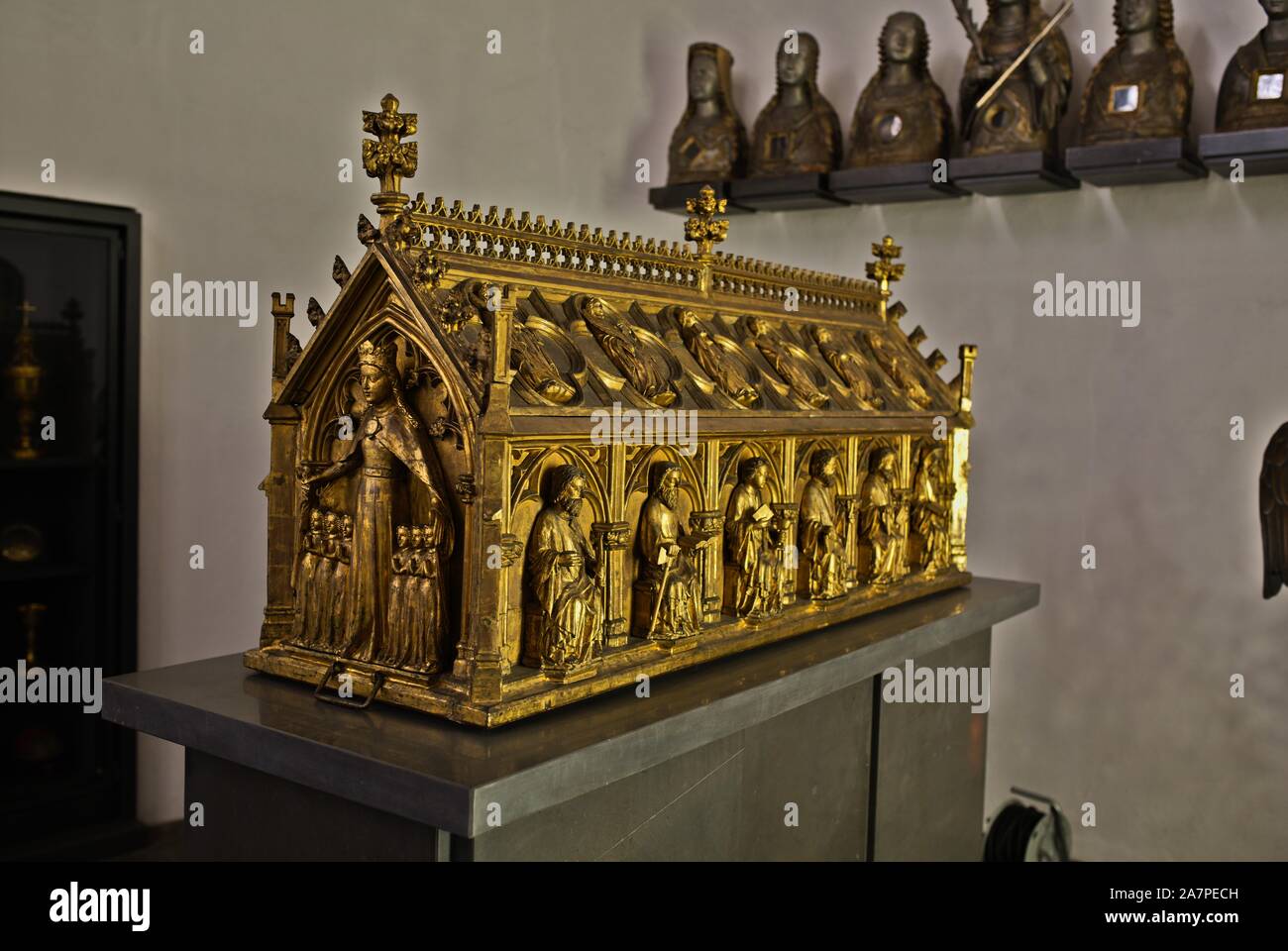 Inside Church of St. Johann Baptist Cologne , Germany Stock Photo - Alamy