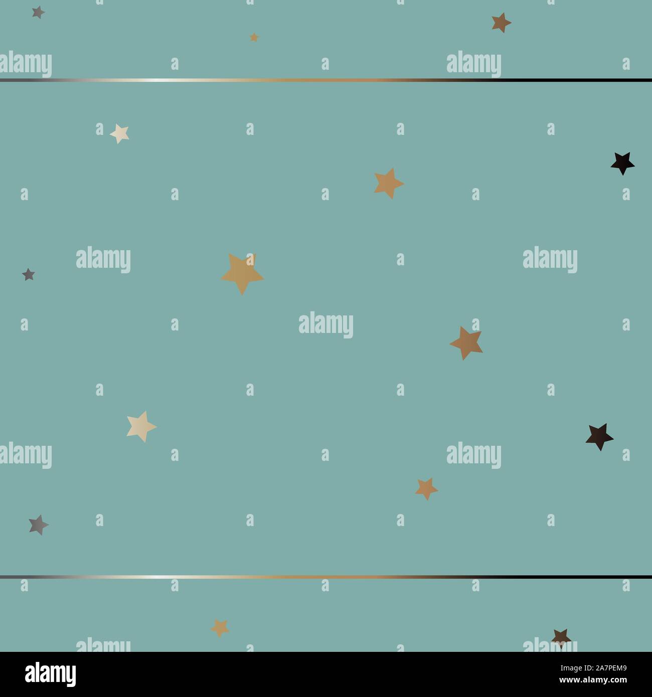Cute Pattern with funky gold and silver elements. Festive Background ...