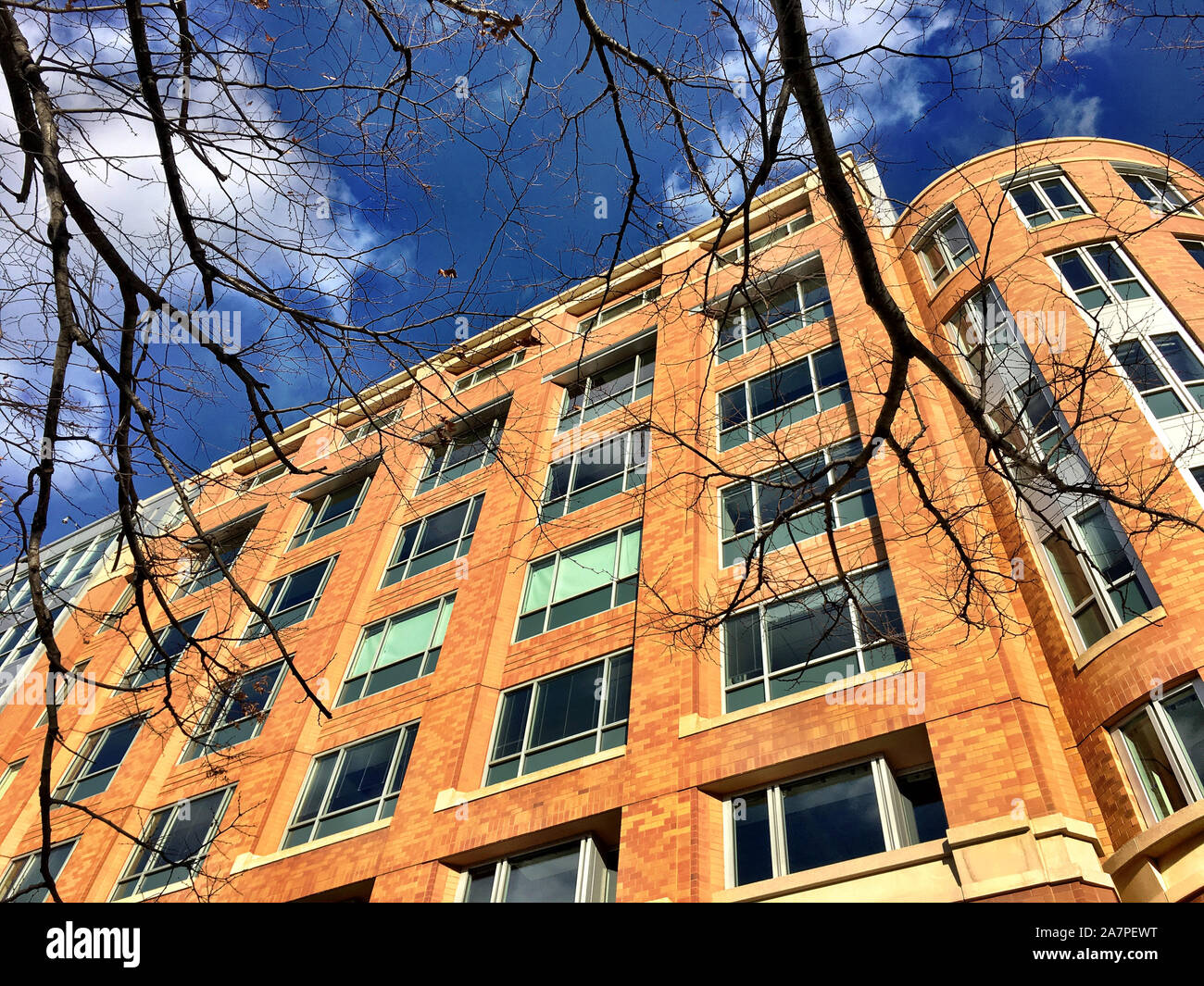 Washington D.C., brick building Stock Photo - Alamy