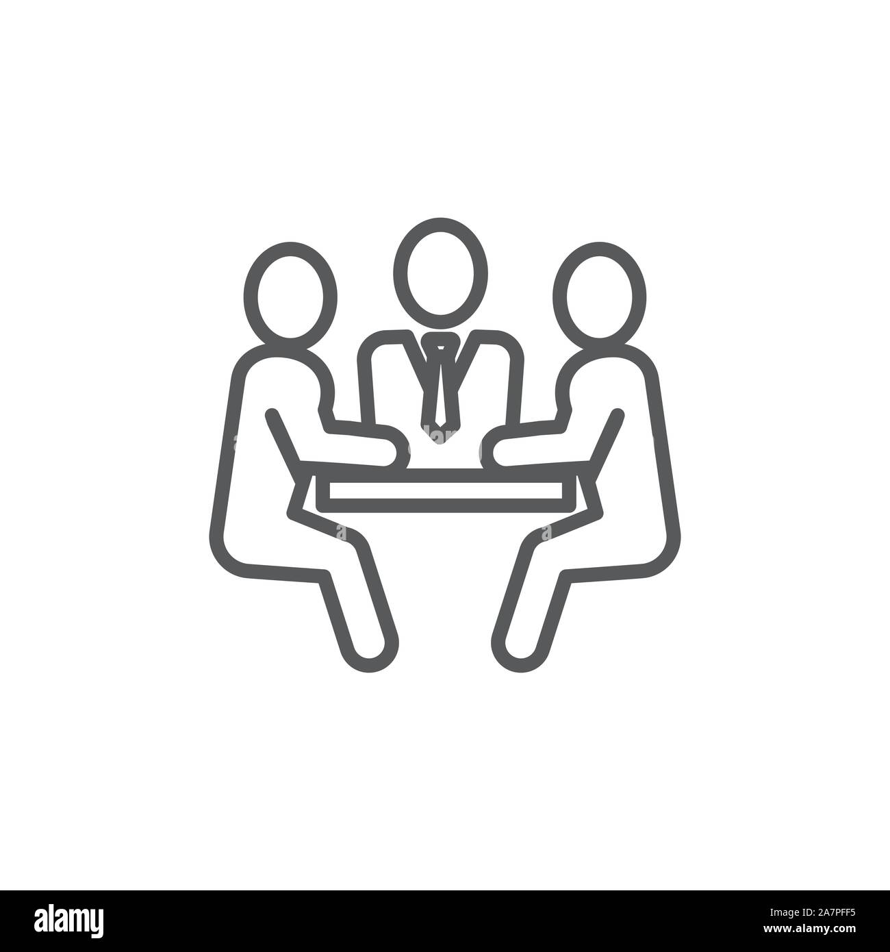 Meeting discussion briefing business Stock Vector Images - Alamy