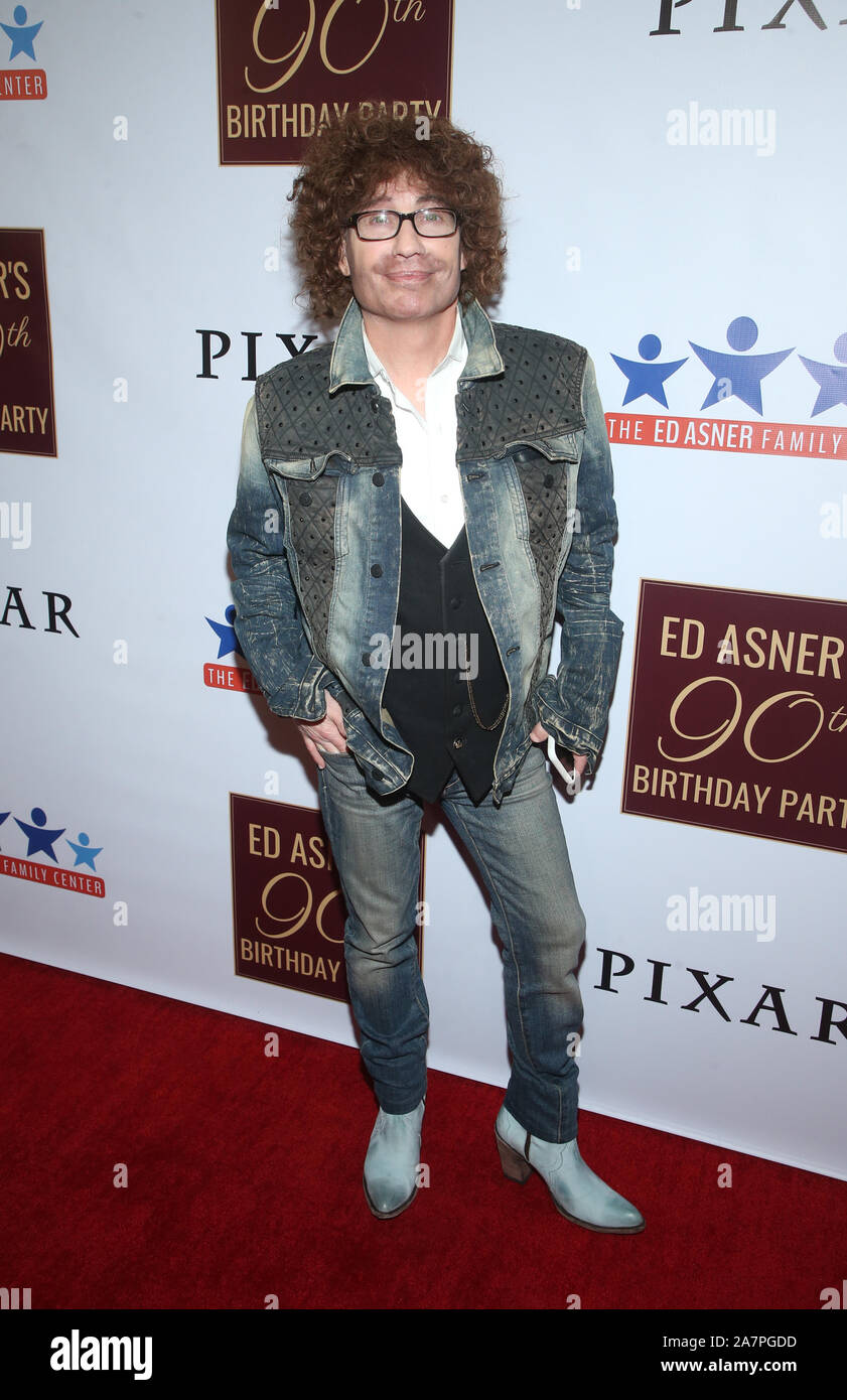 HOLLYWOOD, CA - NOVEMBER 3: Mike Darnell, at Ed Asner's 90th birthday ...