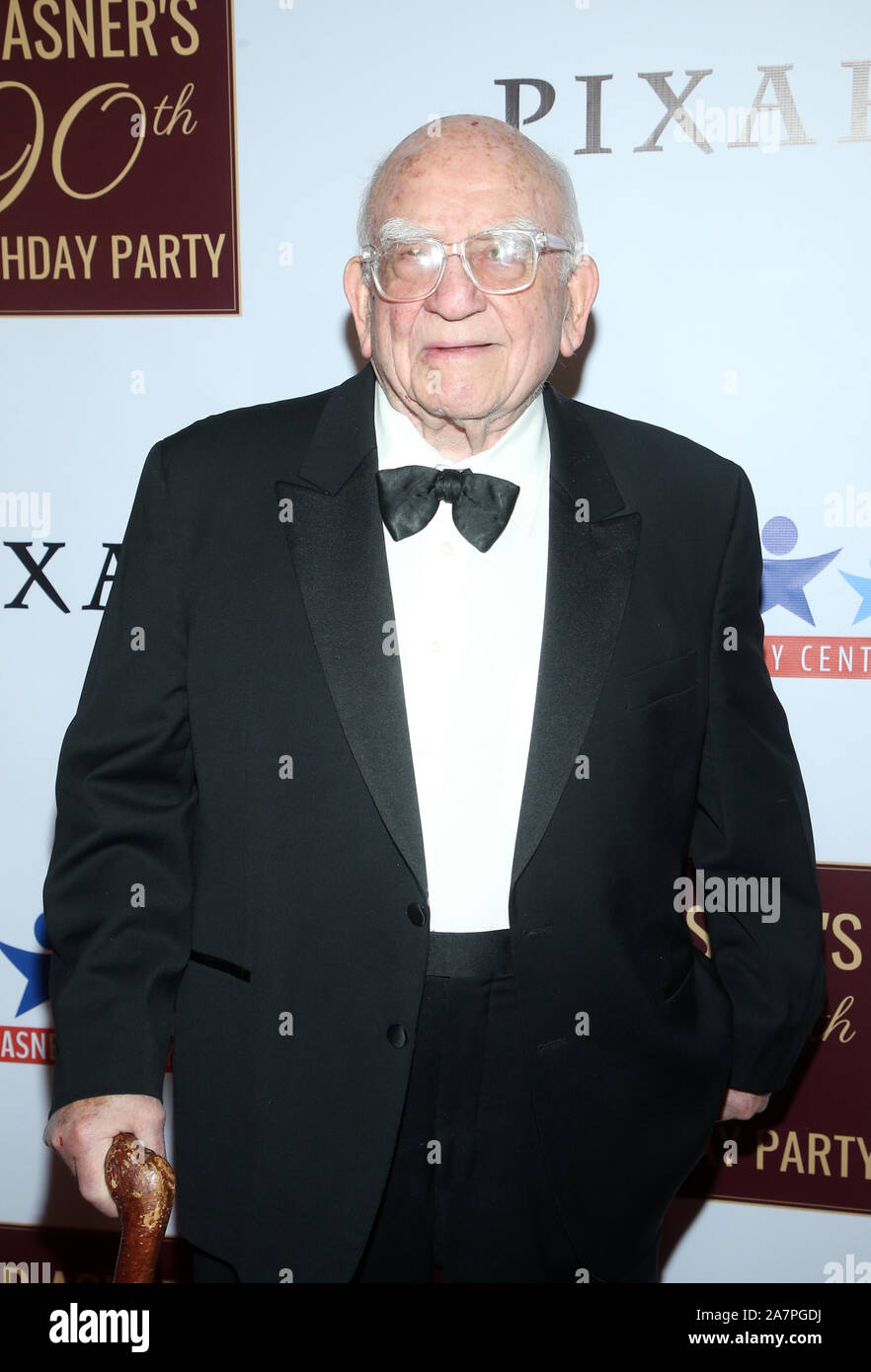 HOLLYWOOD, CA - NOVEMBER 3: Ed Asner, at Ed Asner's 90th birthday at ...