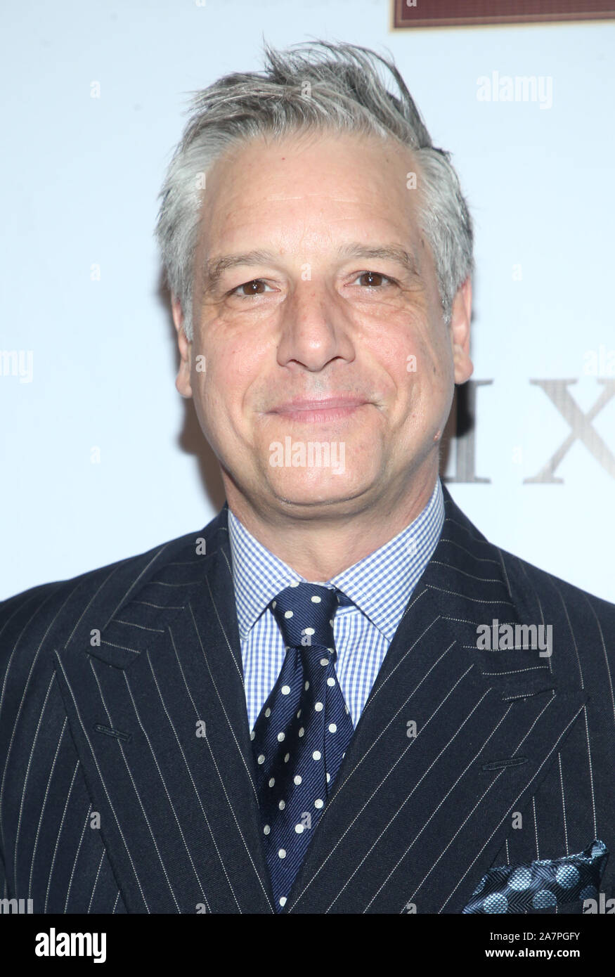 HOLLYWOOD, CA - NOVEMBER 3: David Starzyk, at Ed Asner's 90th birthday ...