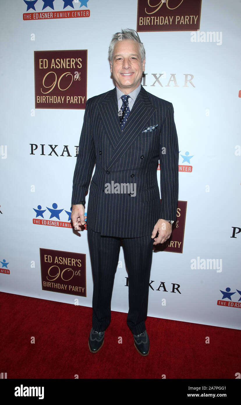 HOLLYWOOD, CA - NOVEMBER 3: David Starzyk, at Ed Asner's 90th birthday ...