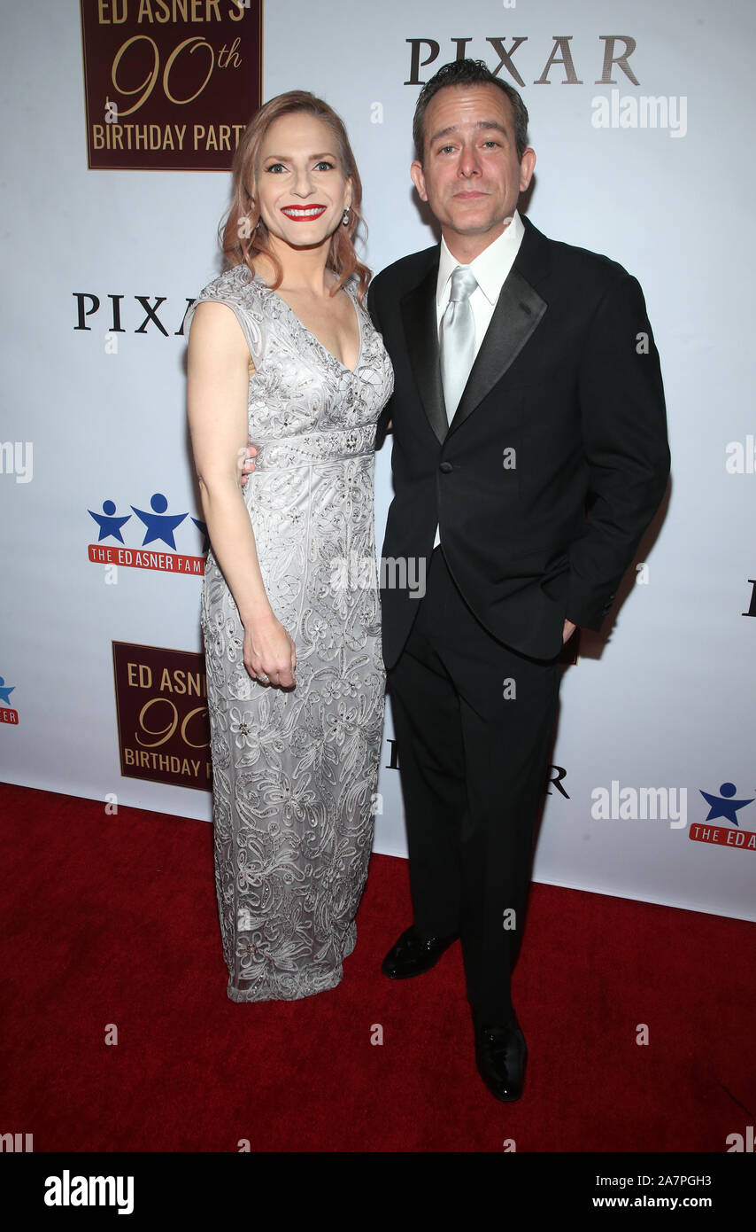 HOLLYWOOD, CA - NOVEMBER 3: Geoff Zanelli, at Ed Asner's 90th birthday ...