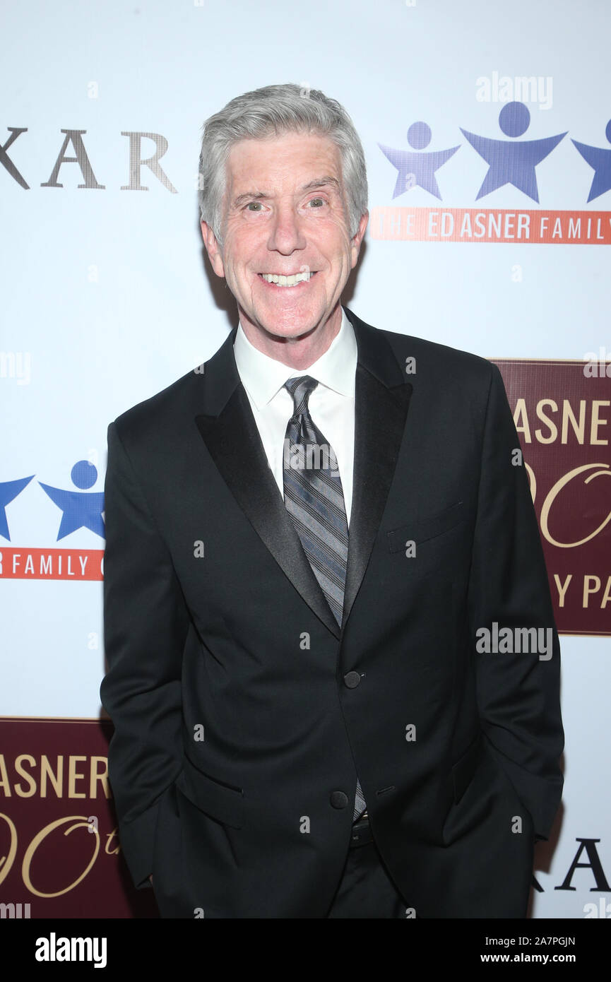 HOLLYWOOD, CA - NOVEMBER 3: Tom Bergeron, at Ed Asner's 90th birthday ...