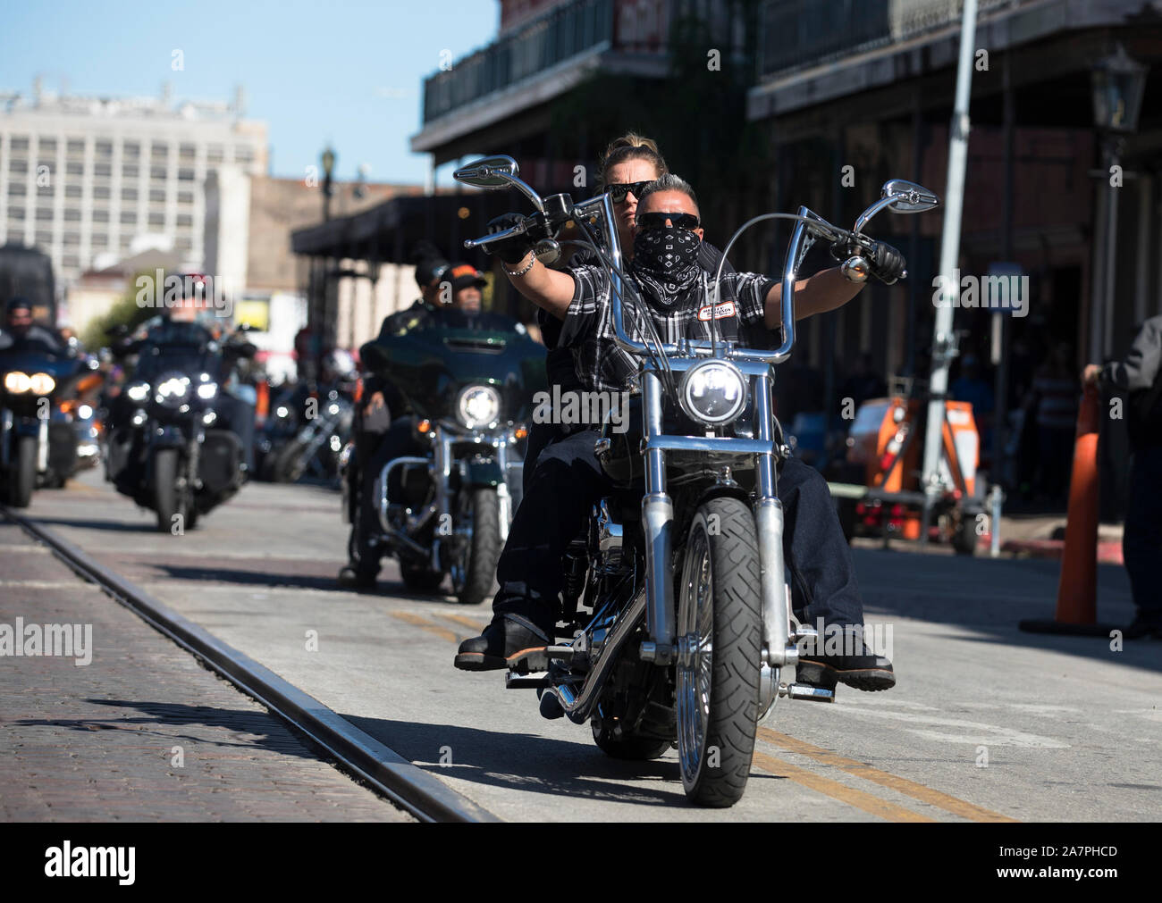 Motorcycle rally in galveston texas hi-res stock photography and images ...