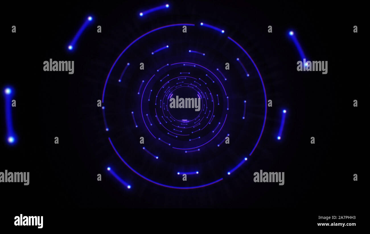 Pink and purple abstract light circles seamless looping. Animation of ...