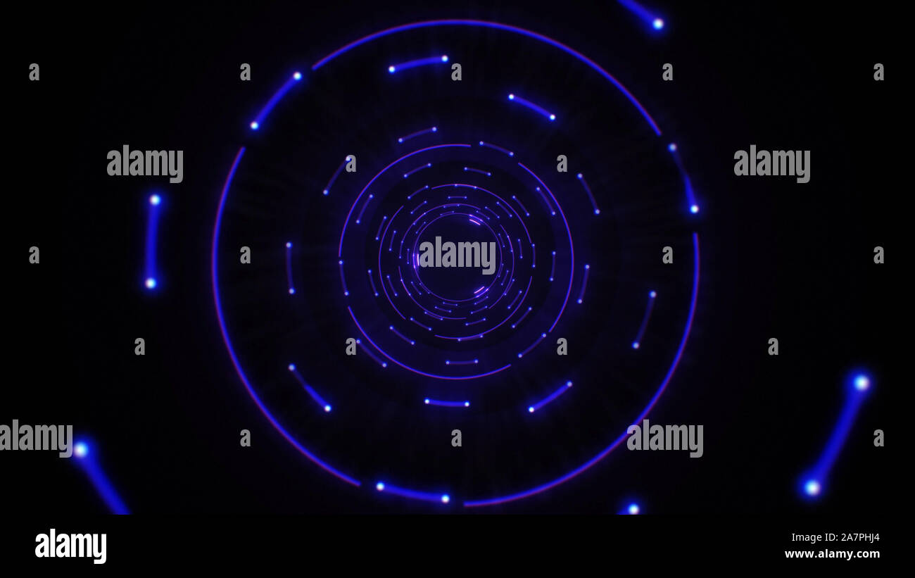 Pink and purple abstract light circles seamless looping. Animation of ...