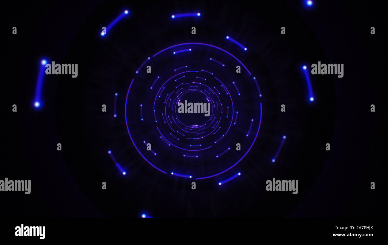 Pink and purple abstract light circles seamless looping. Animation of ...