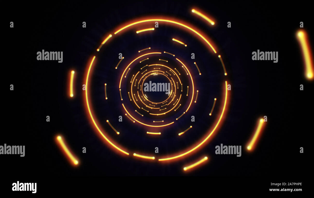 Pink and purple abstract light circles seamless looping. Animation of ...