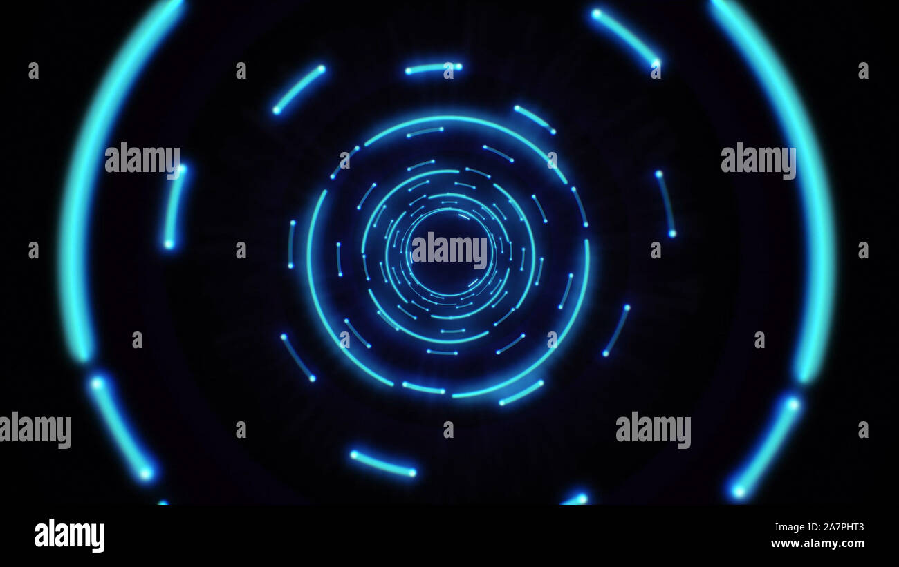 Pink and purple abstract light circles seamless looping. Animation of an abstract background ...