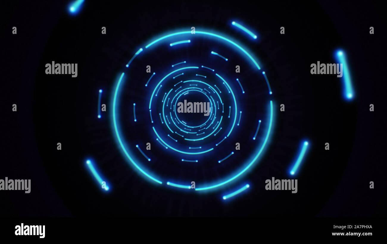 Pink and purple abstract light circles seamless looping. Animation of ...