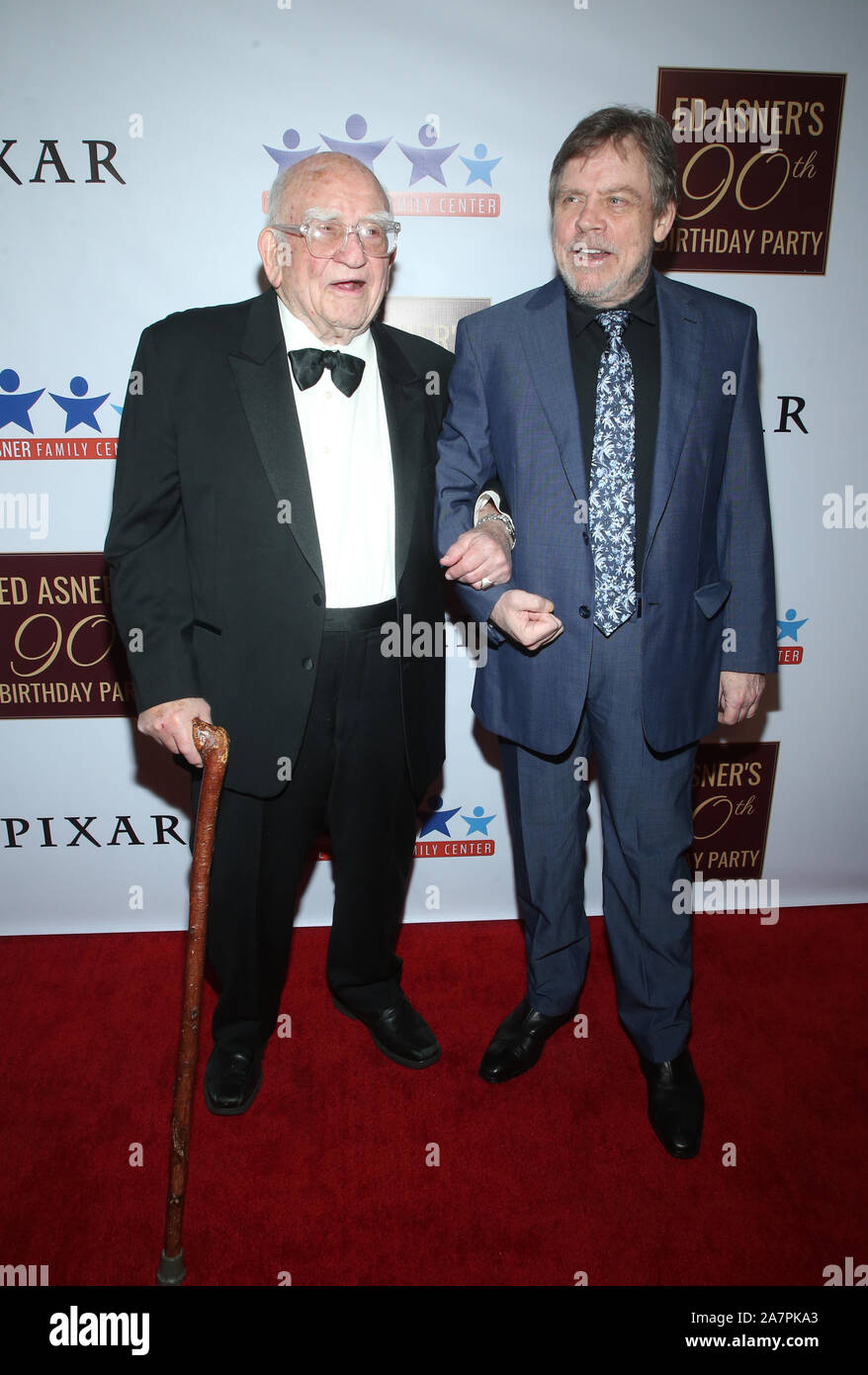 Hollywood, California, USA. 3rd Nov, 2019. Ed Asner, Mark Hamill. Ed ...