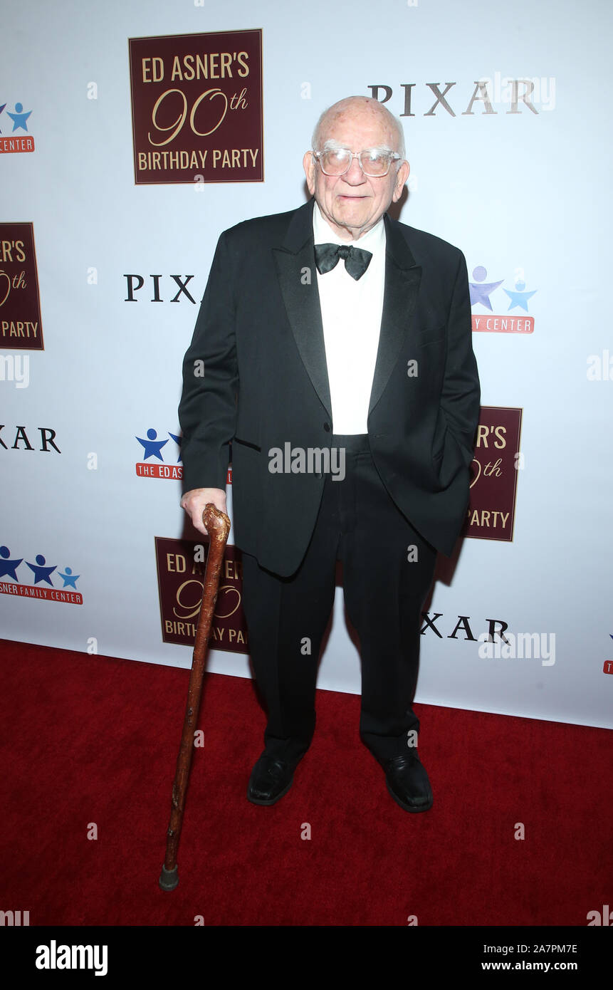 Hollywood, California, USA. 3rd Nov, 2019. Ed Asner. Ed Asner's 90th ...