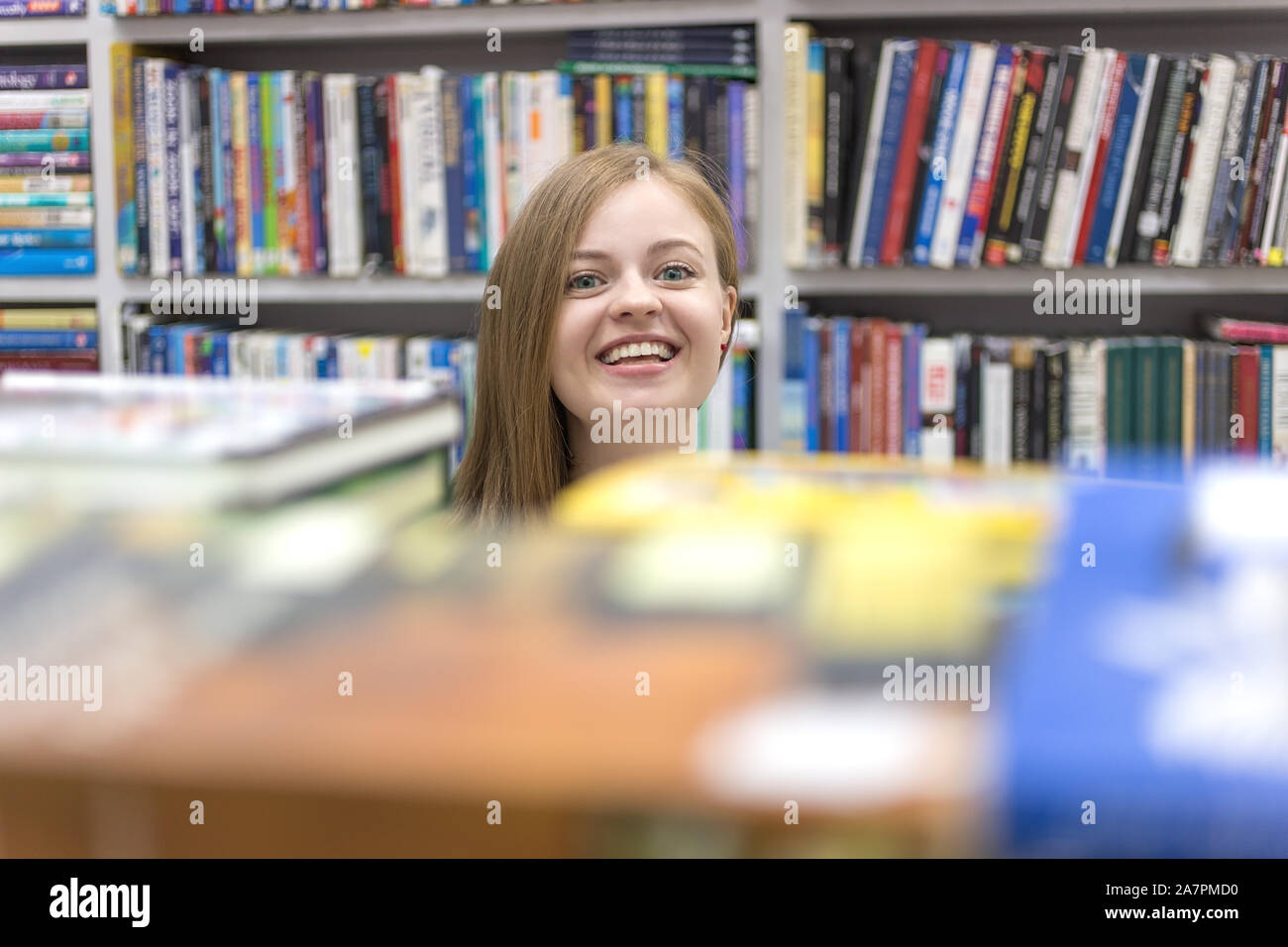 Person choosing a book hi-res stock photography and images - Alamy