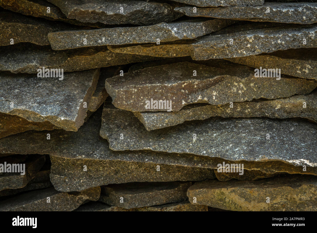 Stacked slate stones hi-res stock photography and images - Alamy