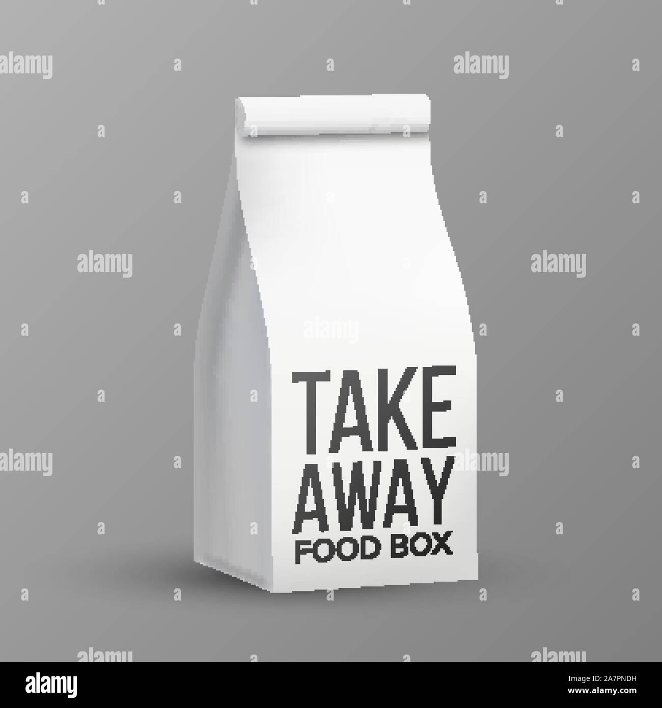 Cardboard Take Away Food Box Paper Pack Vector Stock Vector Image & Art ...