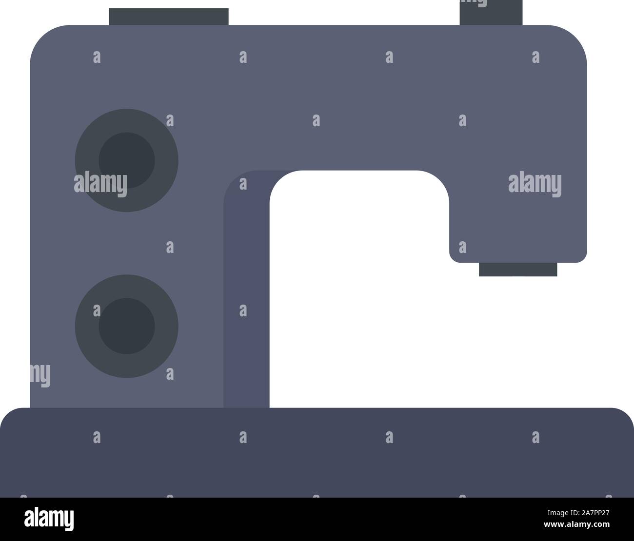 Sewing Machine Icon Flat Illustration Of Sewing Machine Vector Icon