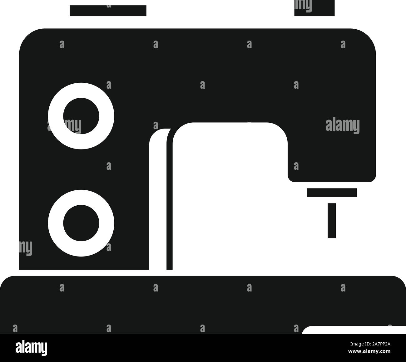 Sewing Machine Icon Simple Illustration Of Sewing Machine Vector Icon
