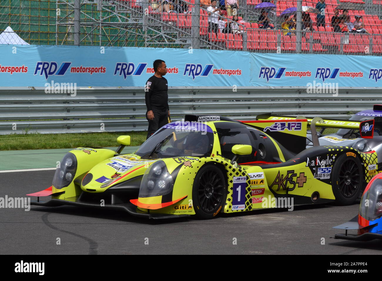 Picture of the racing car of Hong Kong singer, dancer and actor Aaron ...
